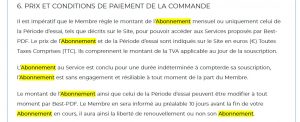 Best-PDF : Attention à l'abonnement